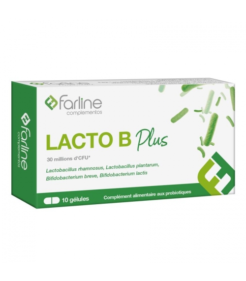 FARLINE PROBIÓTICOS LACTO B PLUS 10 CAPSULAS
