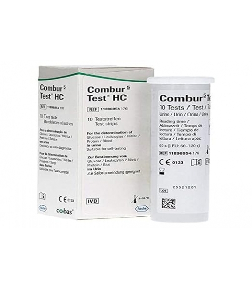 COMBUR-5 TEST HC 10 TIRAS REACTIVAS PARA ORINA