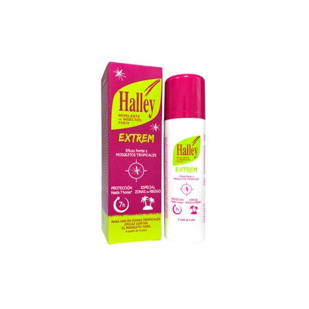 HALLEY EXTREM REPELENTE DE INSECTOS FORTE VAPORIZADOR 100 ML
