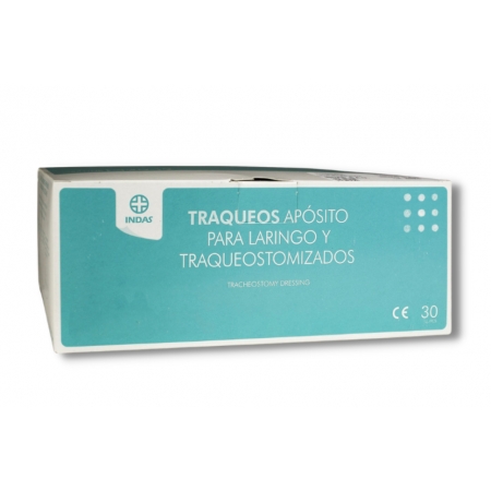 TRAQUEO'S 30 APOSITOS LARINGO TRAQUEOSTOMIZADO 20 CM X 12 CM (GRANDE)
