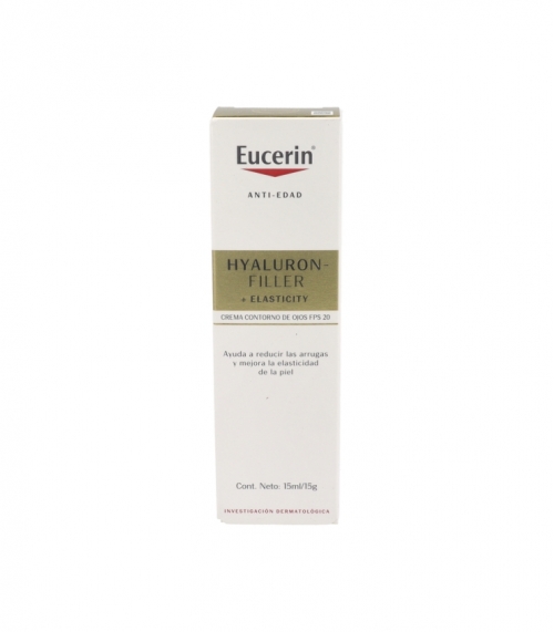 EUCERIN HYALURON FILLER+ ELASTICITY FPS 20 CONTORNO DE OJOS 15 ML