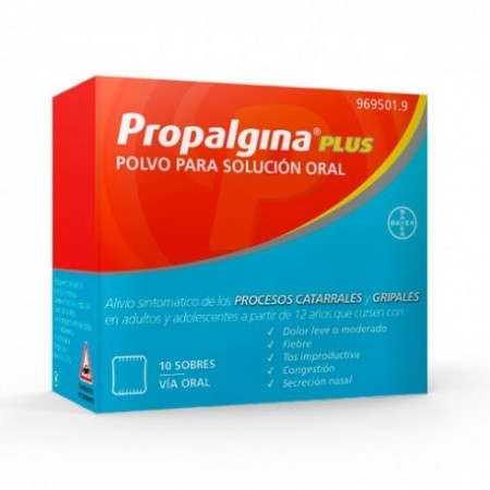 PROPALGINA PLUS POLVO SOLUCION ORAL 10 SOBRES