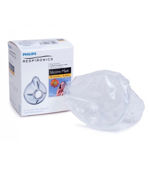 PHILIPS PROCHAMBER MASCARILLA SILICONA INHALACION 18 MESES - 5 AÑOS